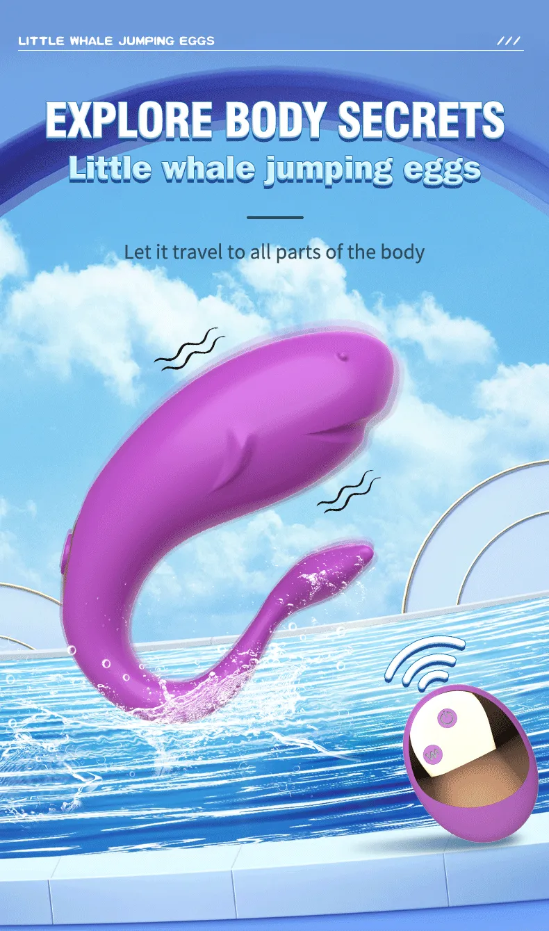 Curved Remote Vibrating Egg – 10 Modes Waterproof USB Rechargeable